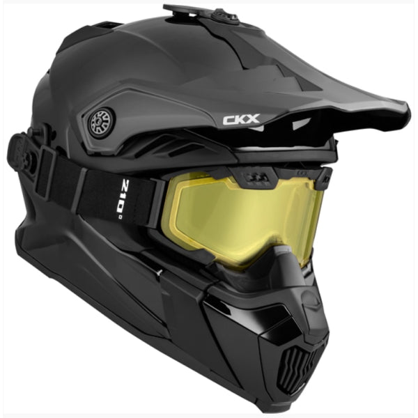 Titan Air Flow Solid Helmet - 210 ° Goggles Included - CKX – ADM Sport