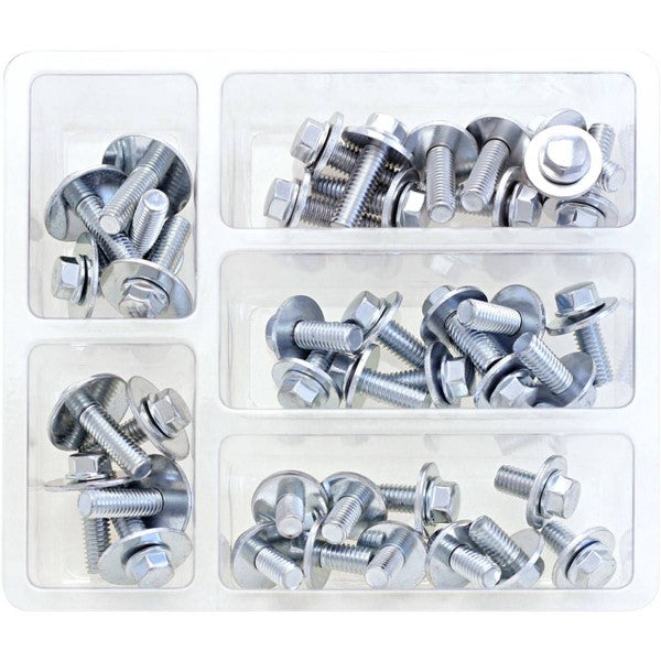 Kit de Boulons Bridés à Tête Hexagonale SEMS - Bolt – ADM Sport