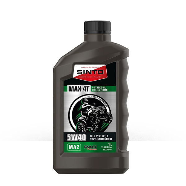 Huile Sinto 5w40 100% Synthétique Max 4T - Sinto – ADM Sport