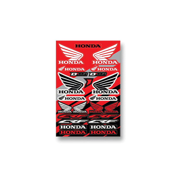 Honda Crf sticker sheet - Dcor Visuals – ADM Sport