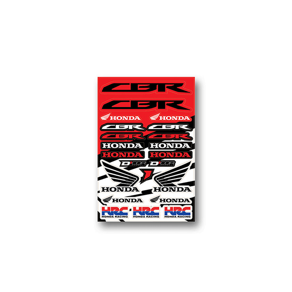Honda cbr sticker sheet - Dcor Visuals – ADM Sport